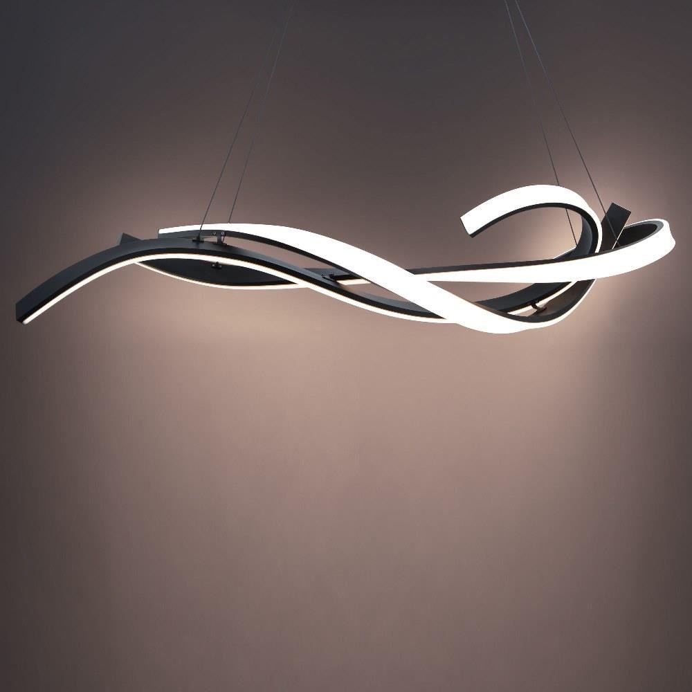 Modern Forms - PD-58257-BK - Tidal - 82W 1 LED Linear Pendant In Modern ...
